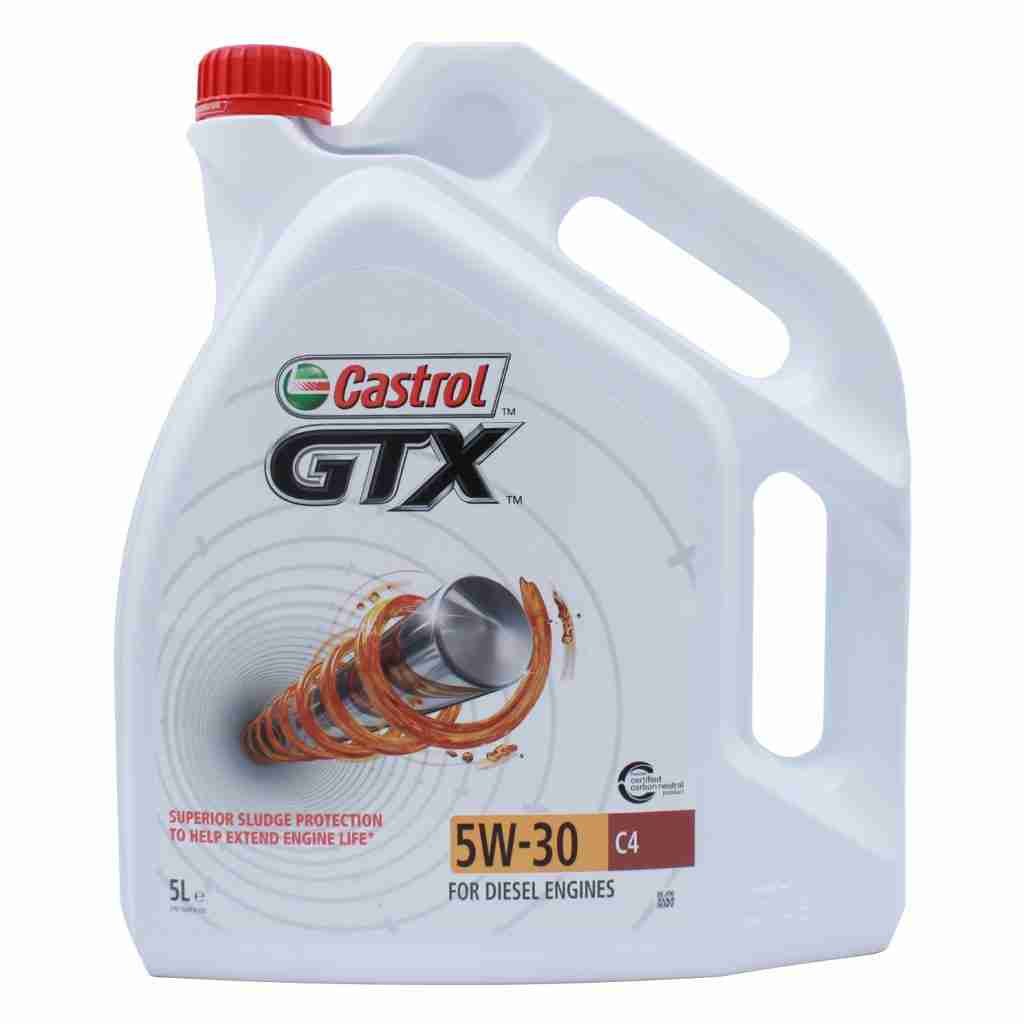ACEITE MOTOR CASTROL GTX 5W-30 DIESEL C4 5LT. – REPUESTOS ARENAS